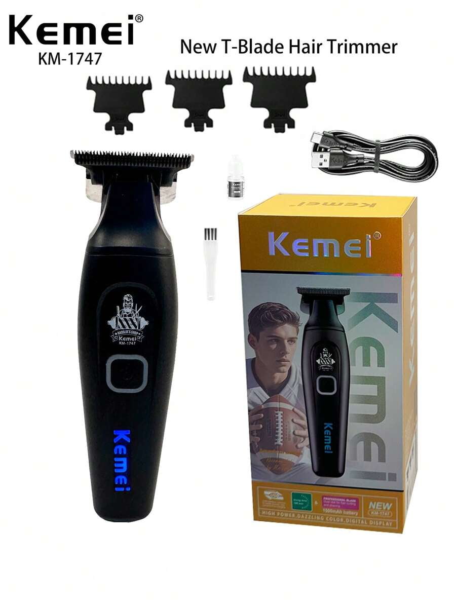 KM-1747 Professional Hair Trimmer New Electric Beard Trimmer For Men ...