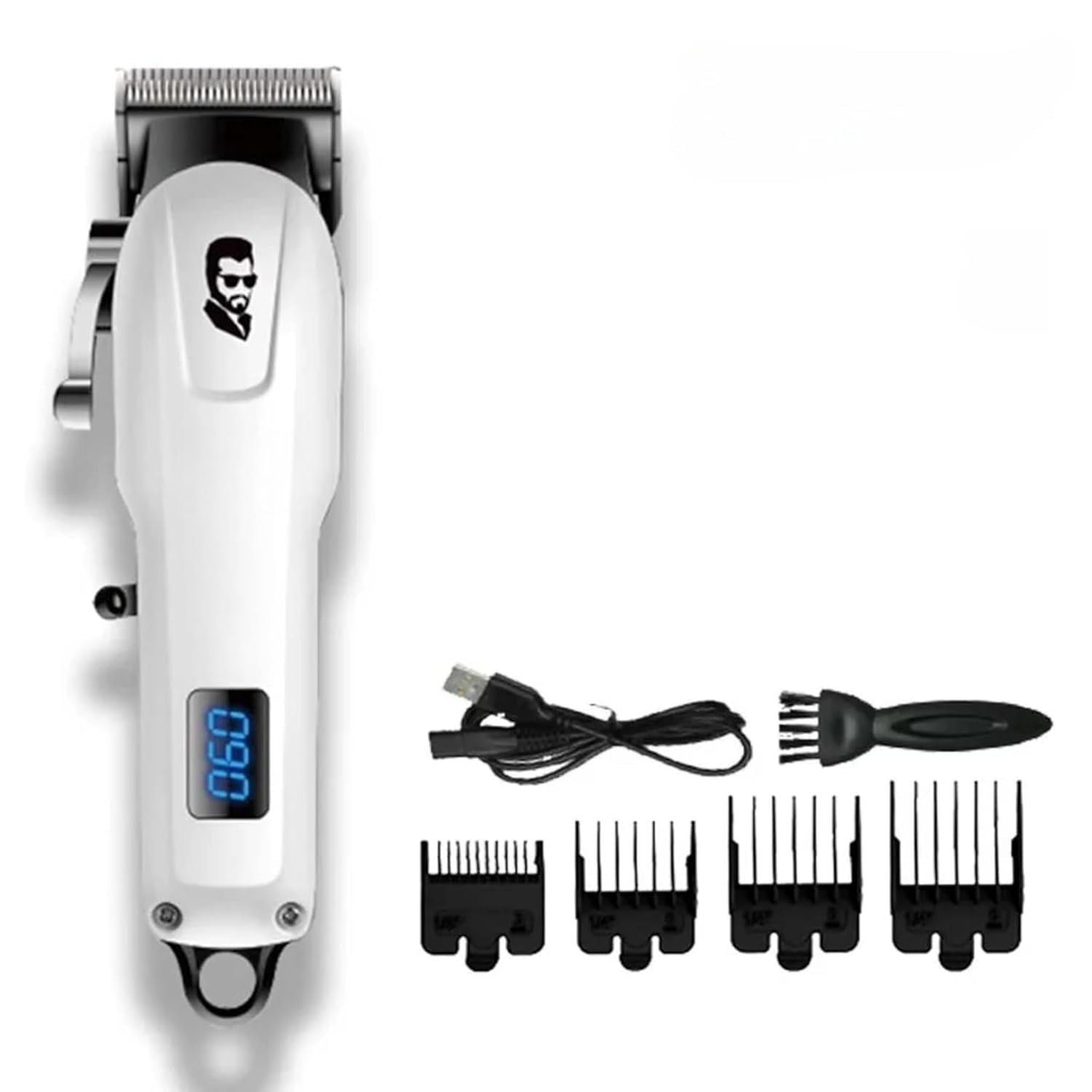 KM232 Professional Trimmer with 120 min Runtime 4 Length Settings Heavy ...
