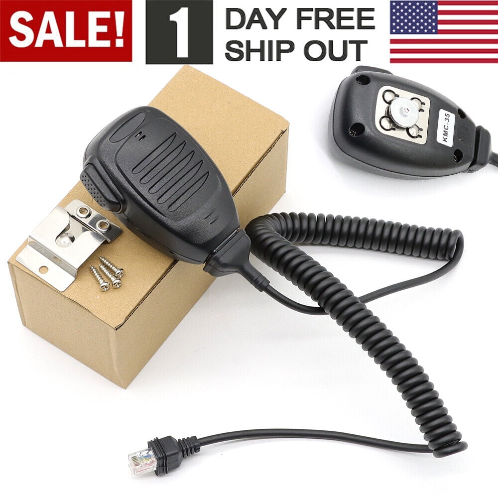 KMC-35 Mobile Mic For Kenwood TK-830 TK-850 TK-860 TK-880 TK-868 TK-868G TK-980 - Walmart.com