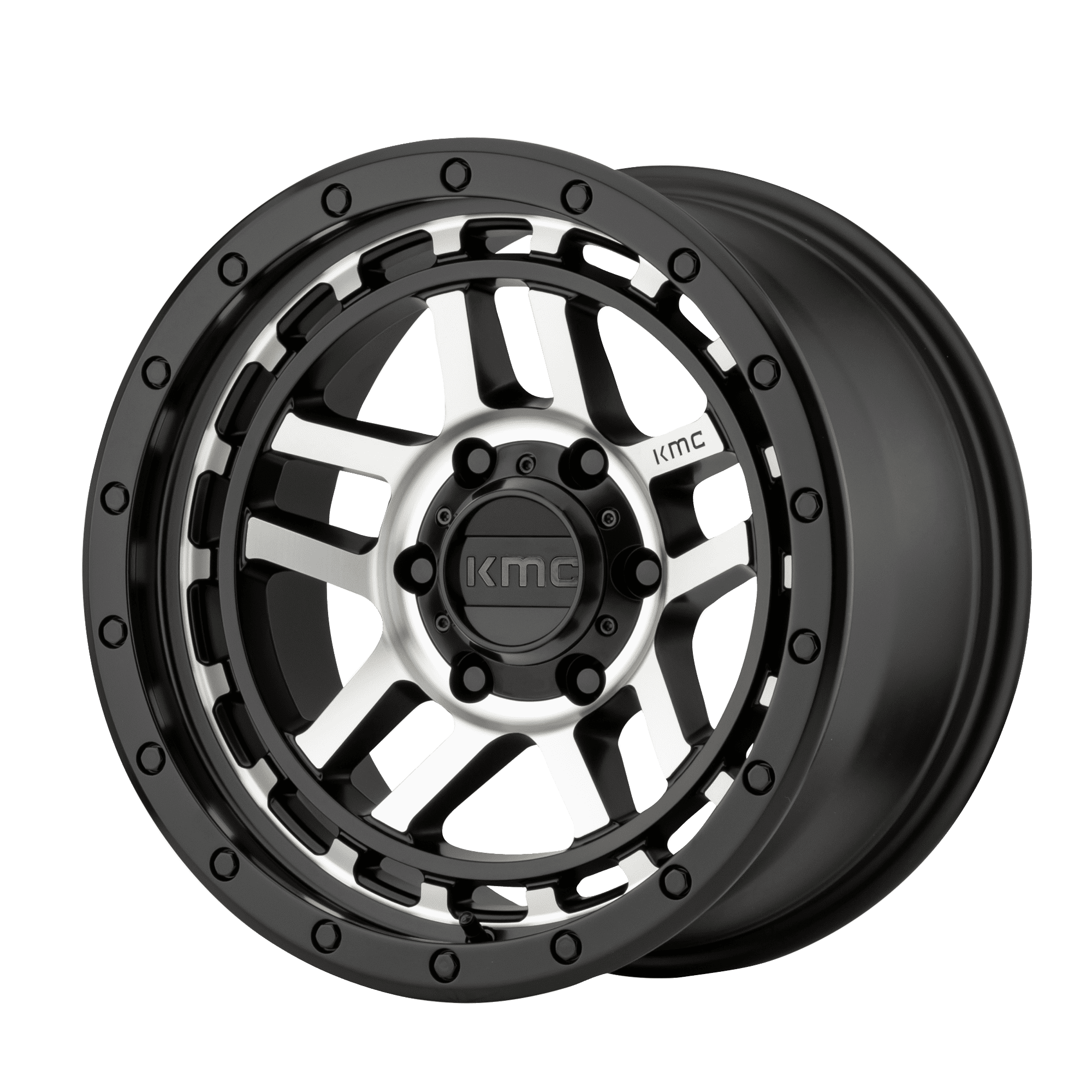 KMC Aluminum Rim KM540 RECON 18X8.5in Satin Black Machined Finish ...
