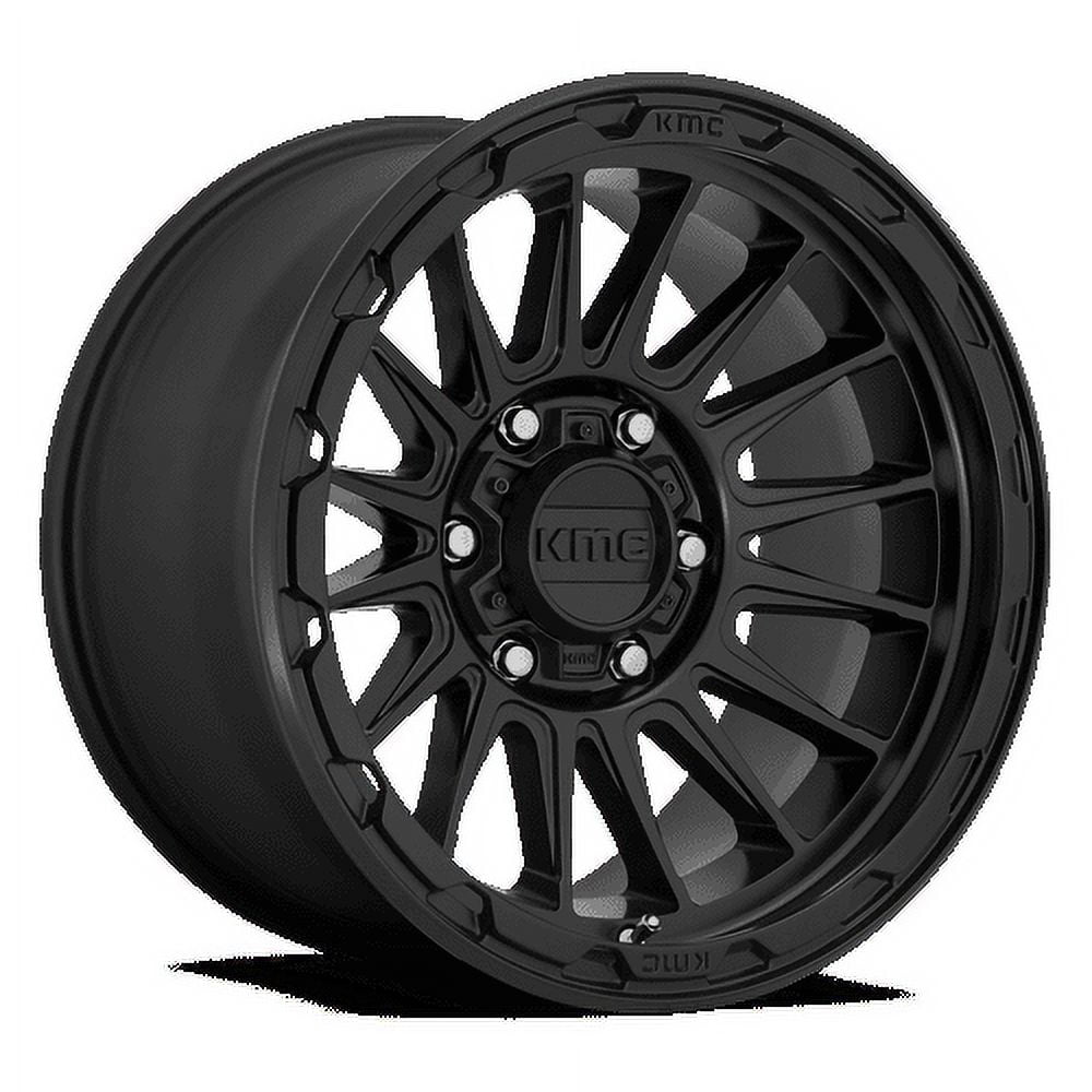 KMC Aluminum Rim KM542 IMPACT 18X9in Satin Black Finish, KM54289068718 ...
