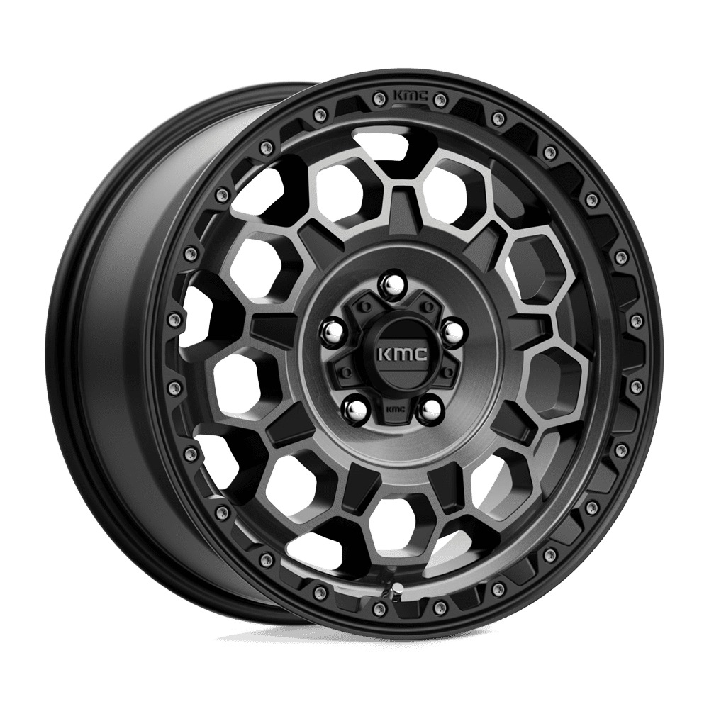 KMC Cast Aluminum Rim KM545 17X8 5X4.25 S-BLK GTCC 38MM, KM54578045438 ...