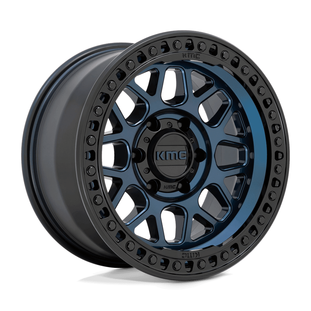 KMC Cast Aluminum Rim KM549 17X9 5X5.0 MN-BLUE GBLK-LP -12MM ...
