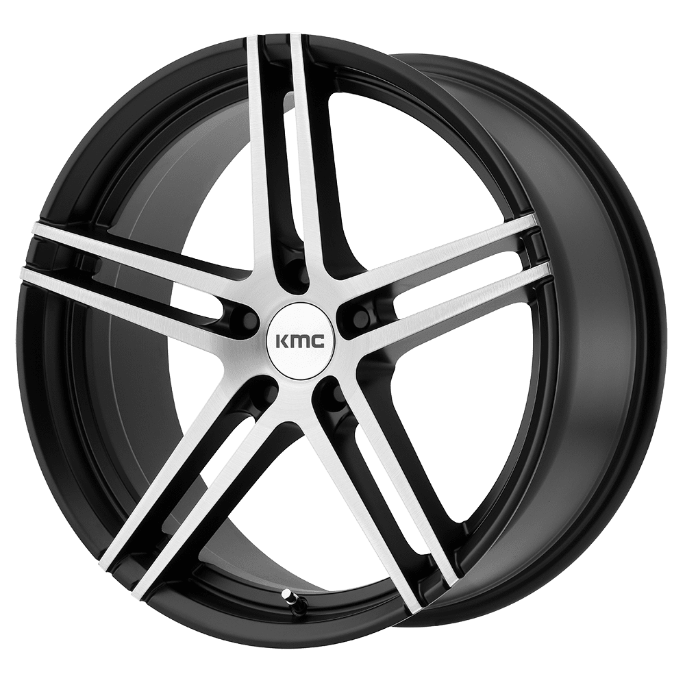 KMC Cast Aluminum Rim KM703 19X9.5 5X112 S-BLK BRUSH 35MM ...