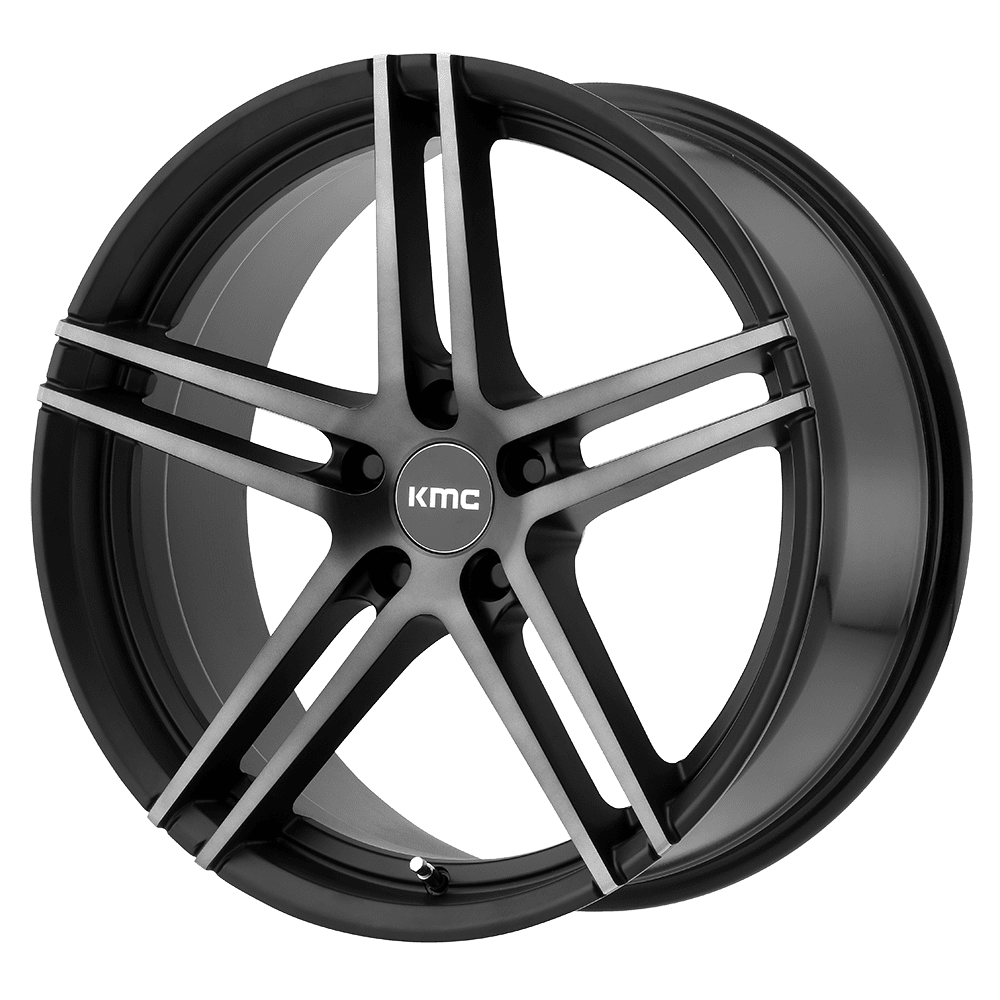 KMC Cast Aluminum Rim KM703 20X10 5X4.5 S-BLK TITAN FACE 45MM ...