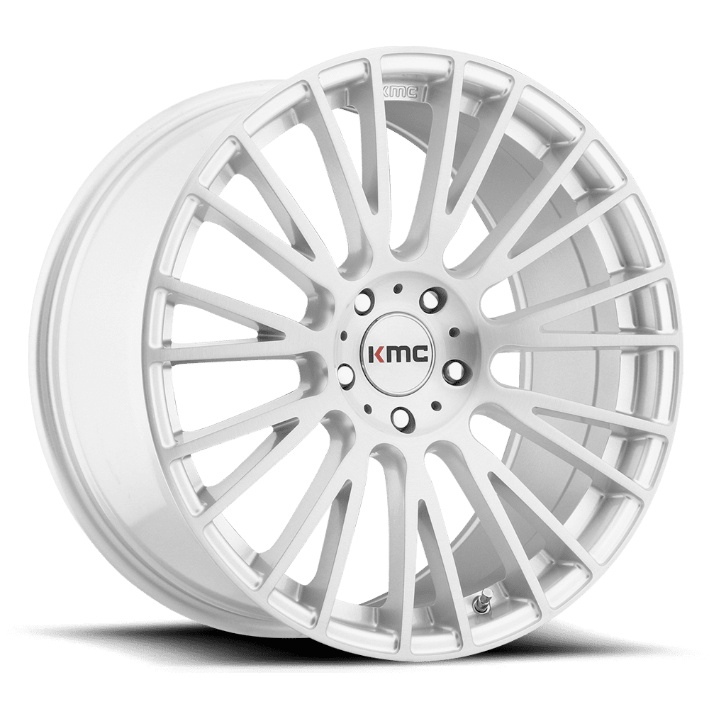 K.M.C Cast Aluminum Rim KM706 20X10 5X4.5 Brushed Silver 40MM - Walmart.com