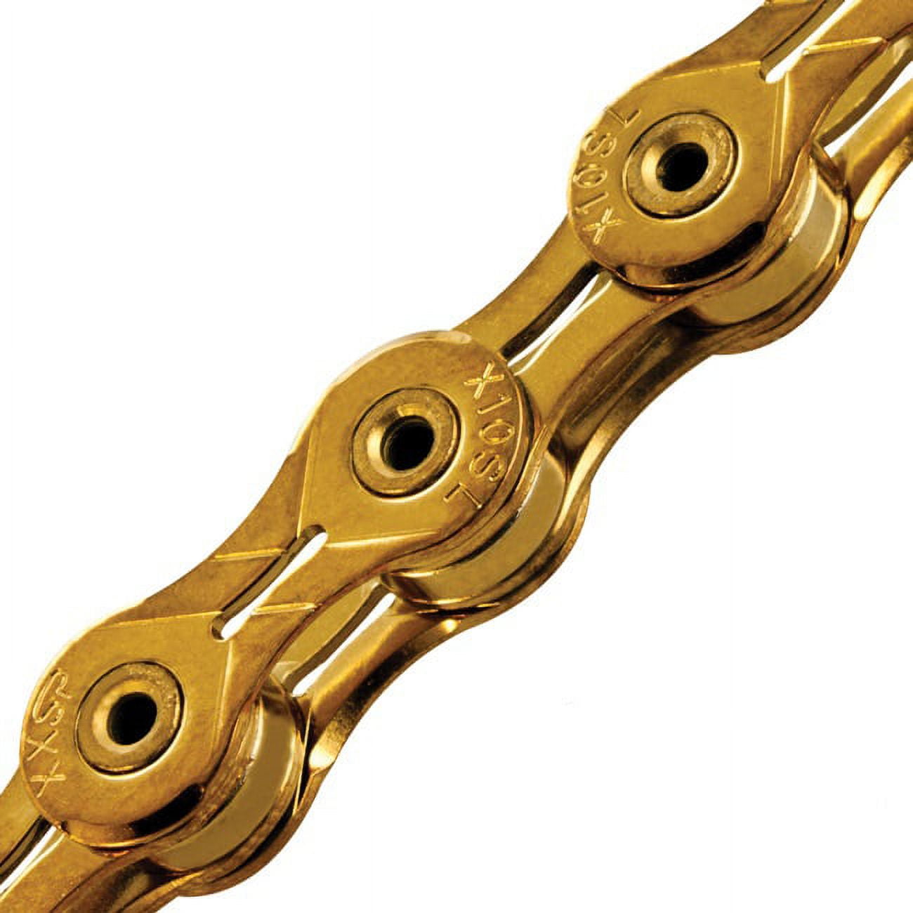 KMC Chain X10SL x 116L, TI Gold Bike Chain - Walmart.com