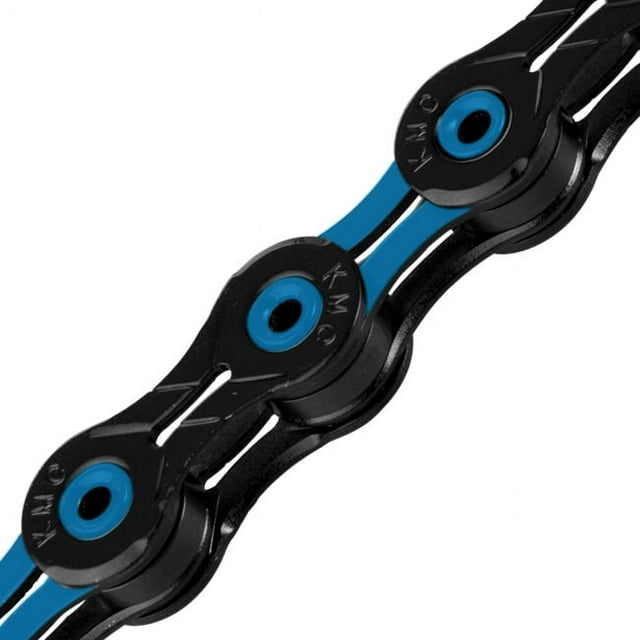 KMC Chain X11SL x 116L, BK/Blue(DLC) Bike Chain - Walmart.com