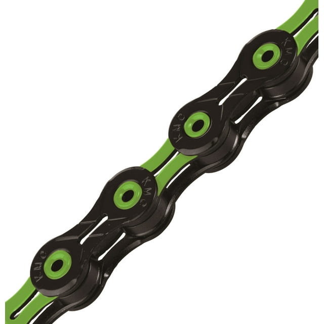 KMC Chain X11SL x 116L, BK/Green 11-Speed Bike Chain - Walmart.com