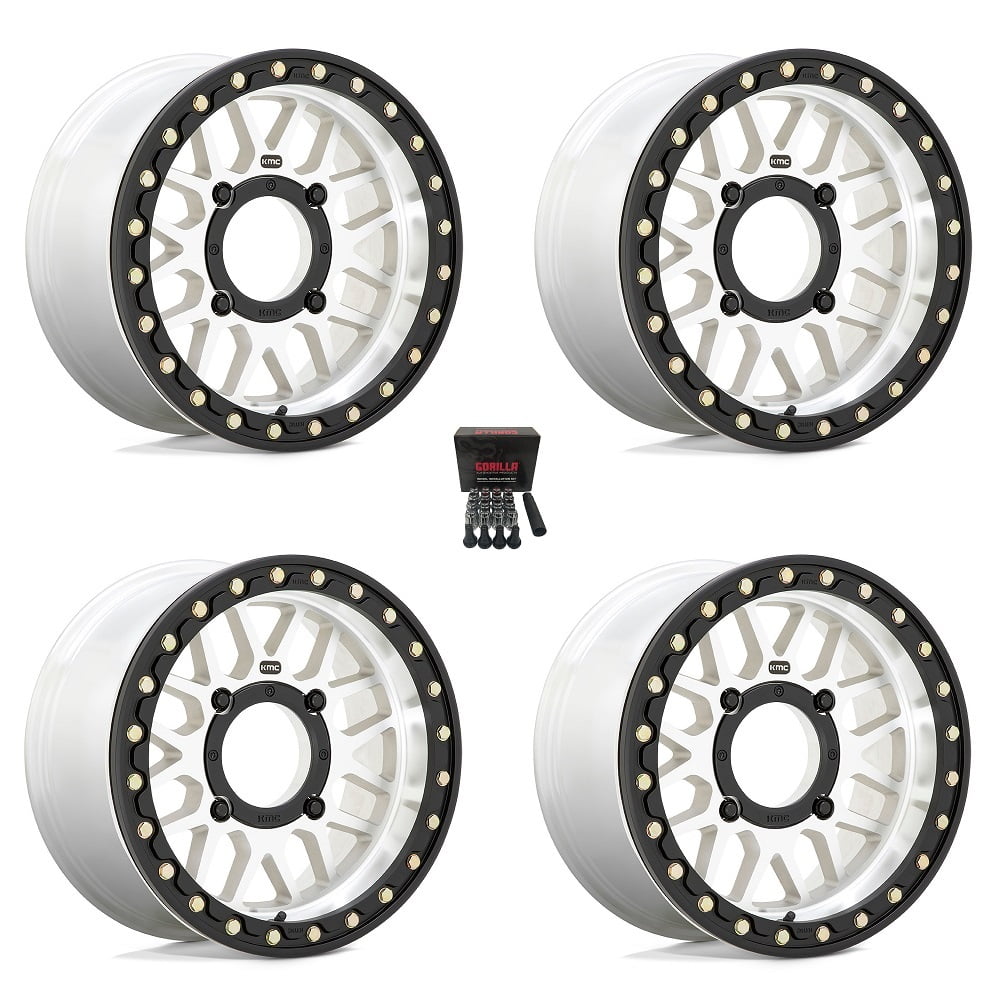 KMC Grenade Bdlk 15x7/15x10 Wheels Mh (+10mm/10mm) Kawasaki Mule Pro ...