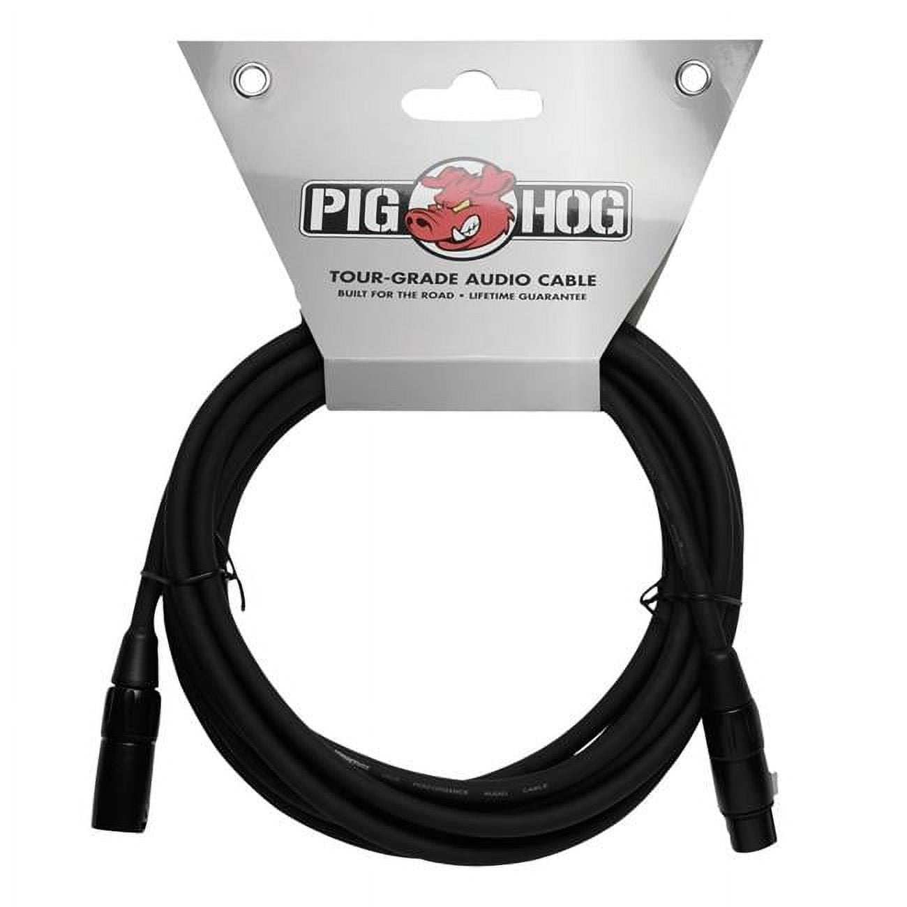 KMC Music 15 ft. x 8 mm Pig Hog Microphone Cable - Walmart.com
