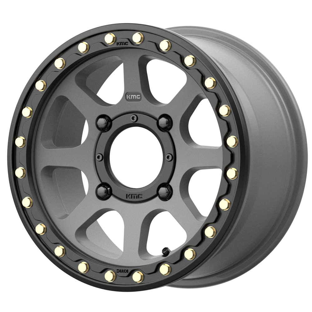 KMC Powersports Aluminum Rim KS234 ADDICT 2 BEADLOCK 14X7in Satin Gray ...