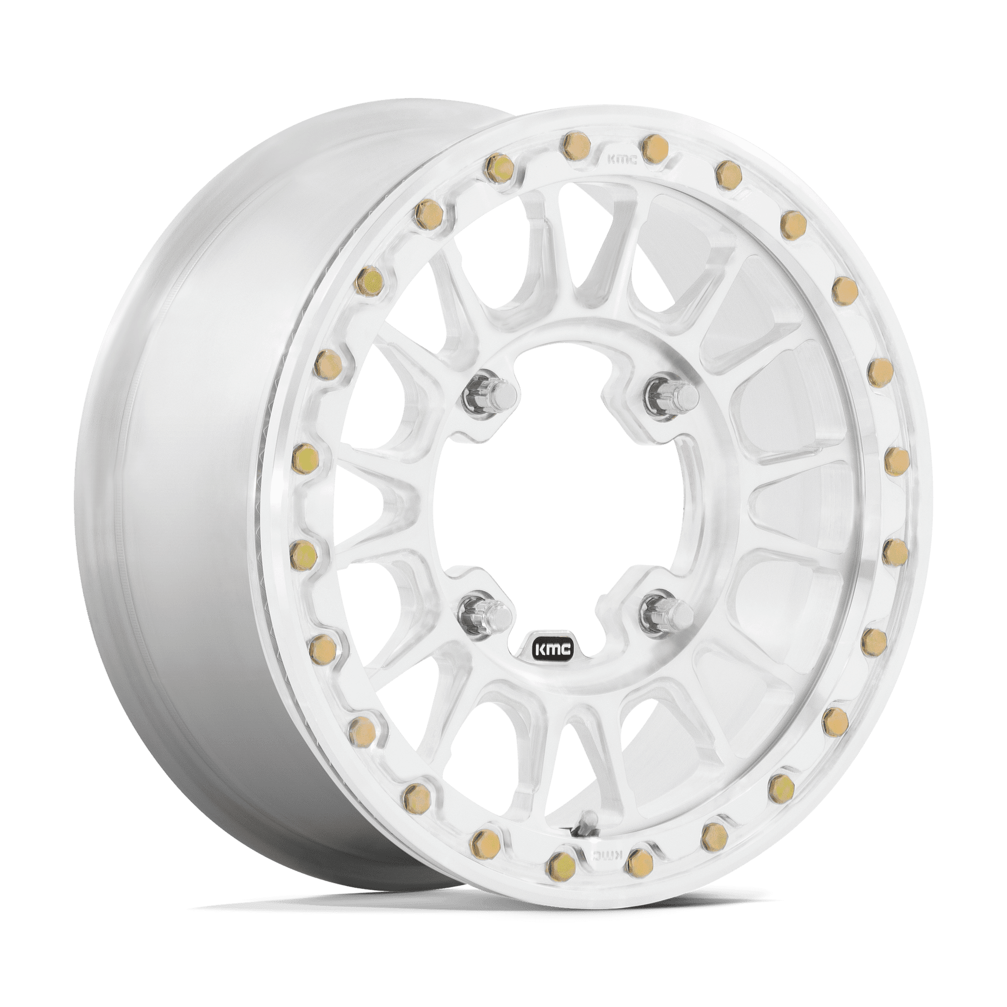 KMC Powersports Cast Aluminum Rim KS436 15X6 4X156 RAW-MCH-FRG 38MM ...