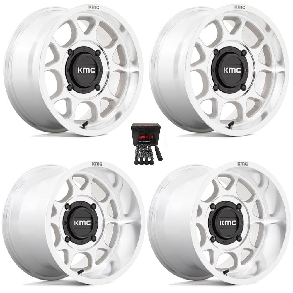 KMC Toro S 15x10 Wide Wheels Machined Kawasaki Mule Pro FXT - Walmart.com