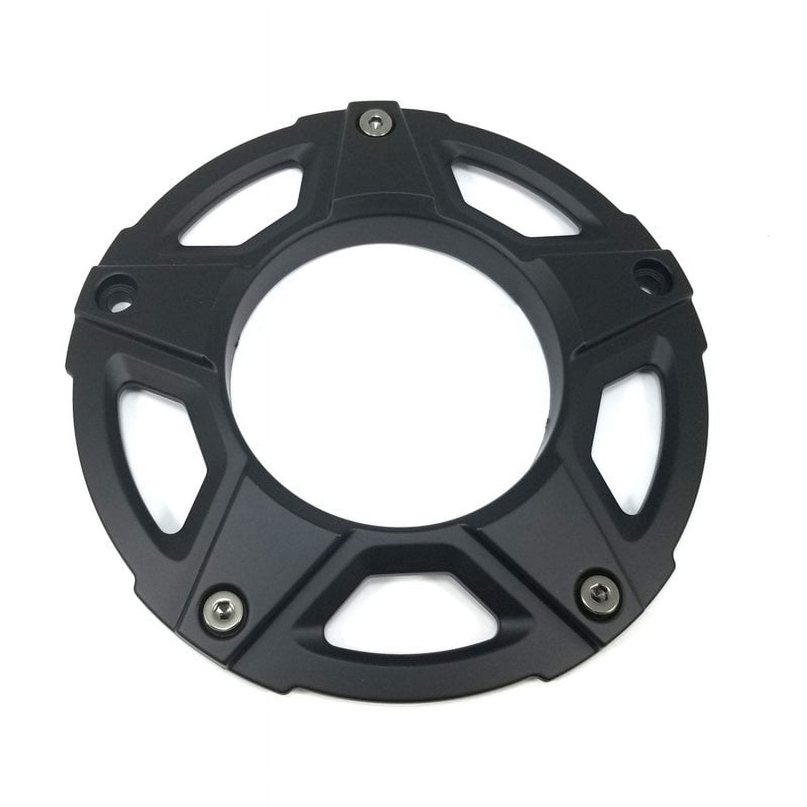 KMC Wheels Matte Black 8-5/8" OD Open End Wheel Center Hub Cap for ...