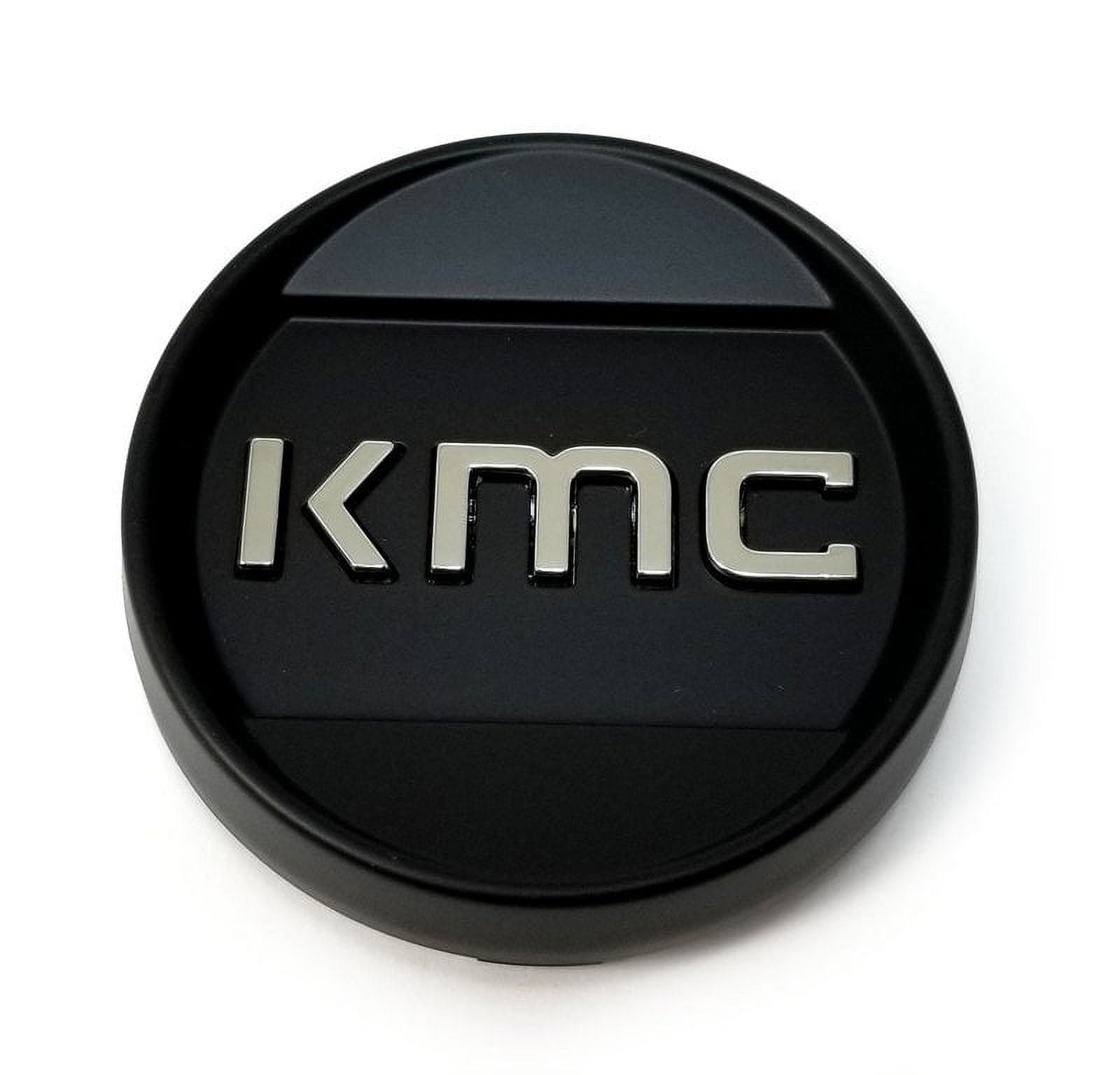 KMC Wheels Satin Black 2-7/8" OD Snap In Wheel Center Hub Cap 5 Lug ...