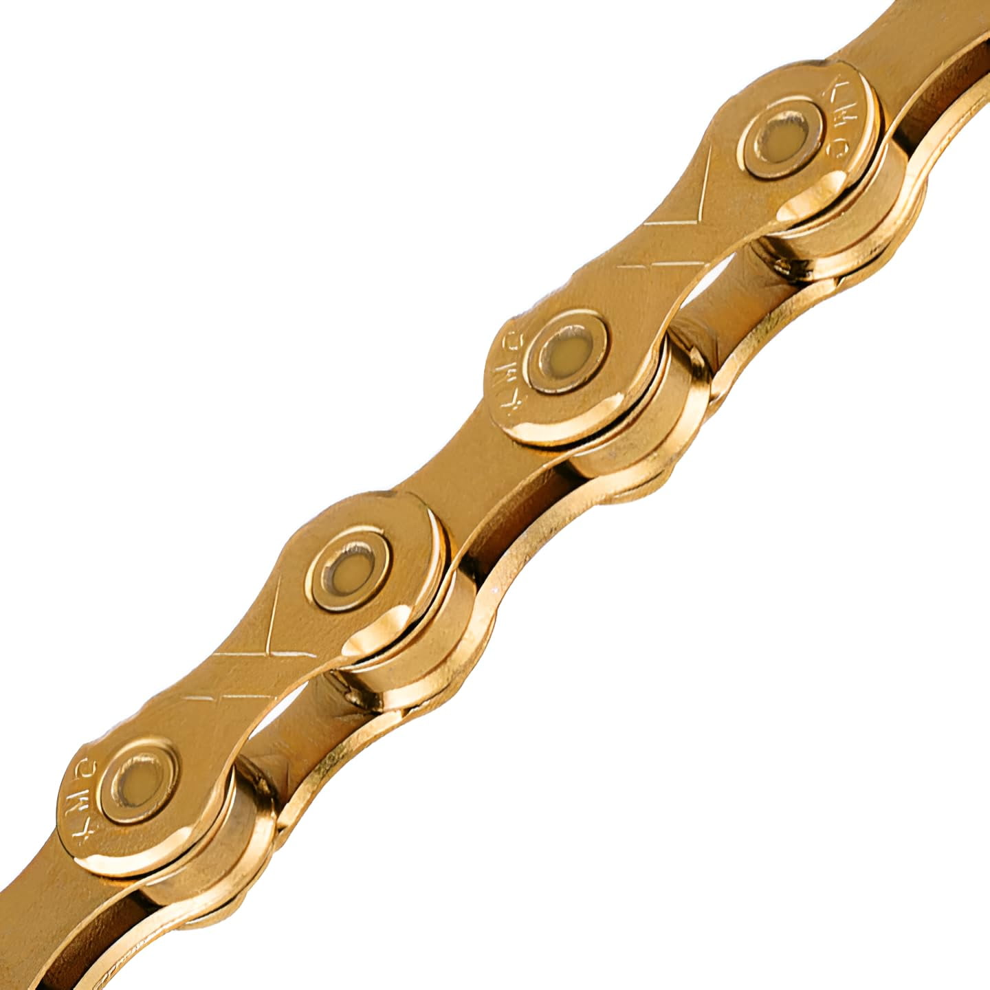 KMC X10 GOLD 10-Speed Bike Chain – X-Bridge Design, Ti-N Coating, 116 ...