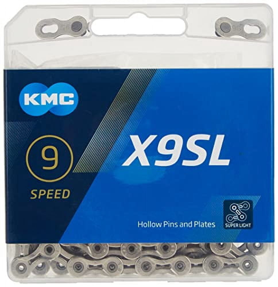 KMC X9SL x 116L, CP 9 Speed Chain - Walmart.com