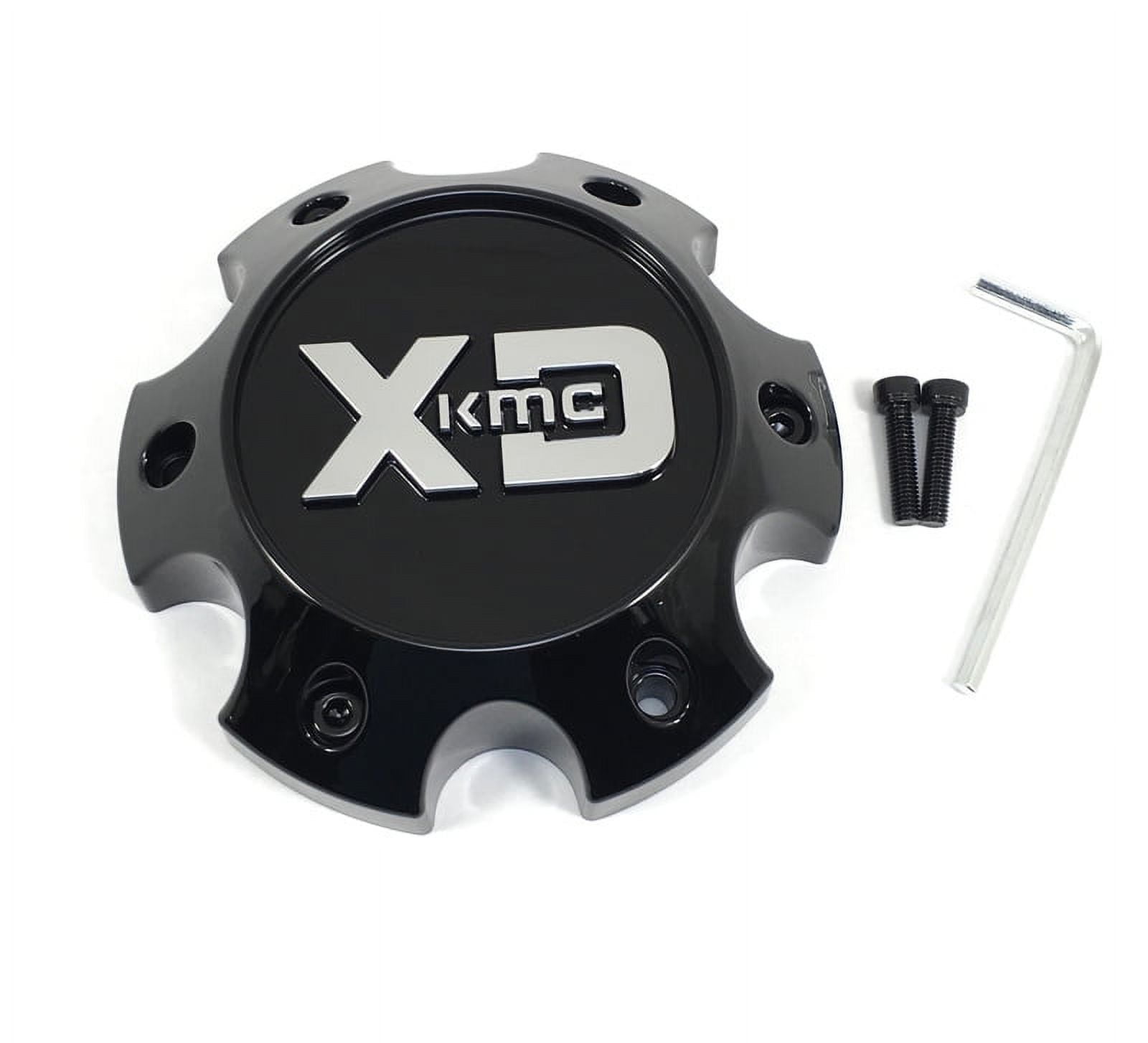 KMC Wheels XD Gloss Black Wheel Center Hub Cap, 6 Lug, 6x5.5, 6x139.7 ...