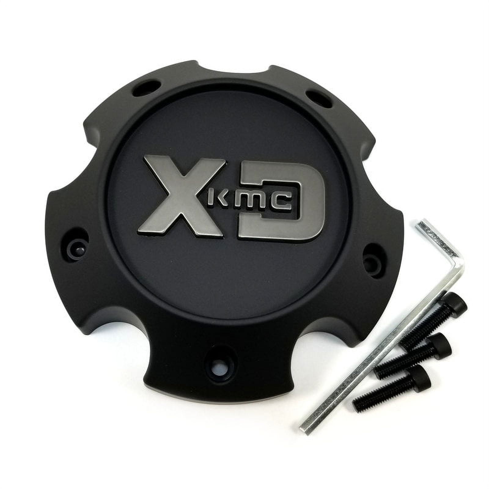 KMC XD Series Satin Black 5-3/4" OD Wheel Center Hub Cap 5 Lug 5x5.5/ ...