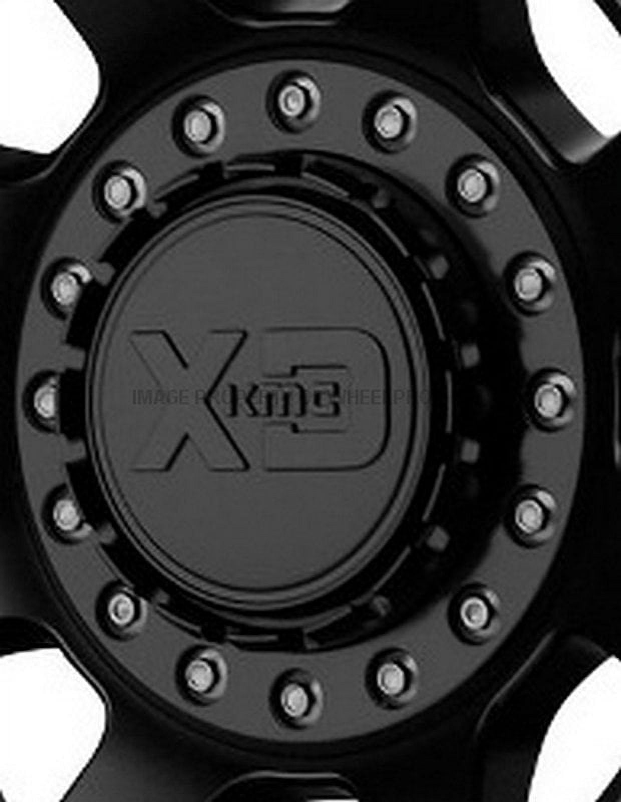 KMC Wheels, XD Series Wheel Center Hub Cap, Matte Black, 2-Piece, Full ...