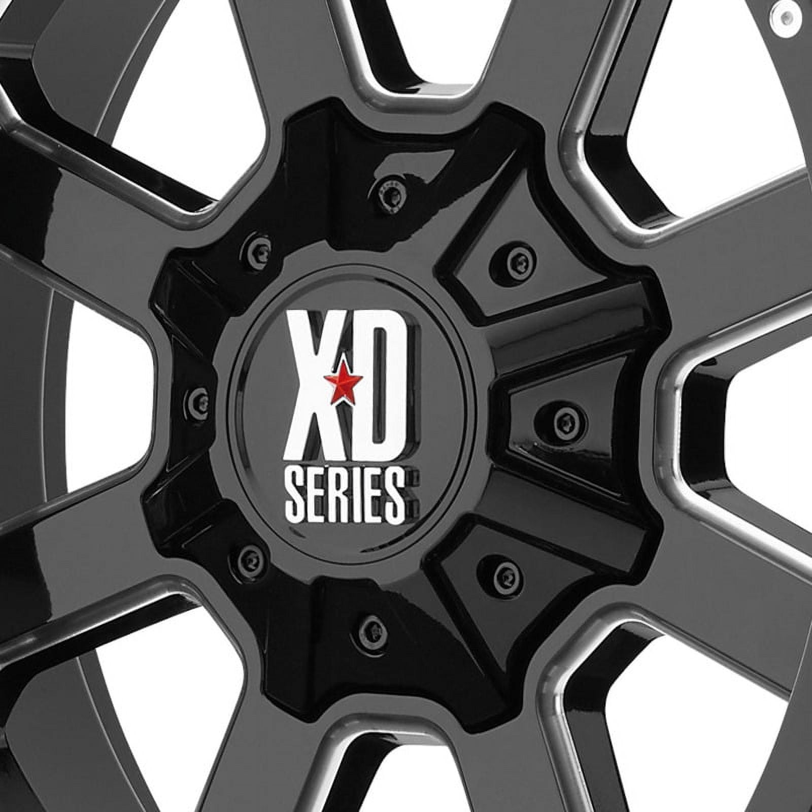 KMC XD Series Wheel Center Hub Cap Gloss Black Tall for XD825 8x170 ...