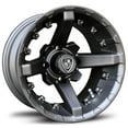 KMC-XD Wheels FA-138-M XDWFA-138-M FA138 BATTLE 12X7 FLAT BLACK -47MM ...