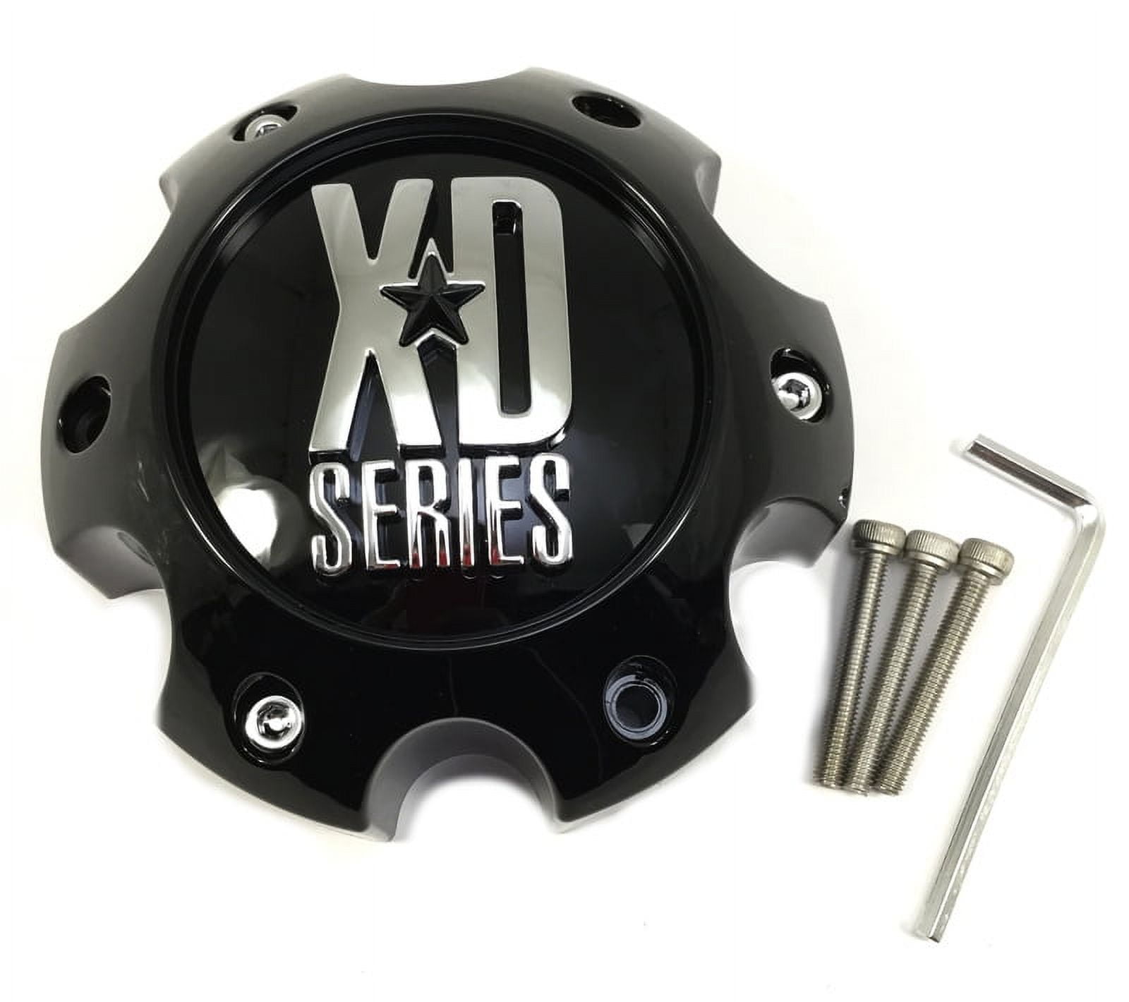 KMC XDS Gloss Black Wheel Center Hub Cap 6 Lug 6x139.7 6x5.5 XD808 ...