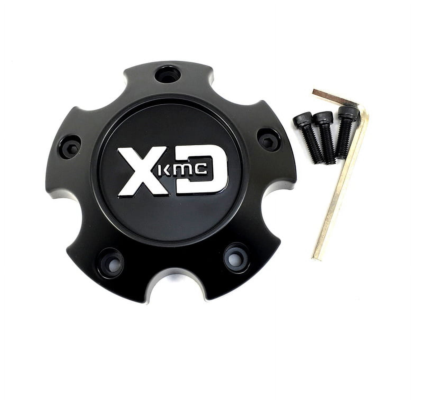 KMC XDS Satin Black Wheel Center Hub Cap 5 Lug 5x127.00 for XD826 Surge ...