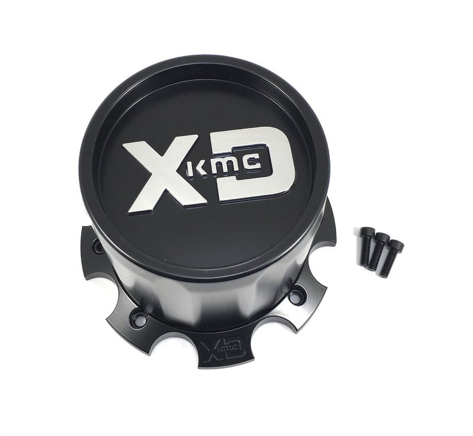 KMC XDS Satin Black Wheel Center Hub Cap 7 Lug 8X6.5 XD130 Machete ...