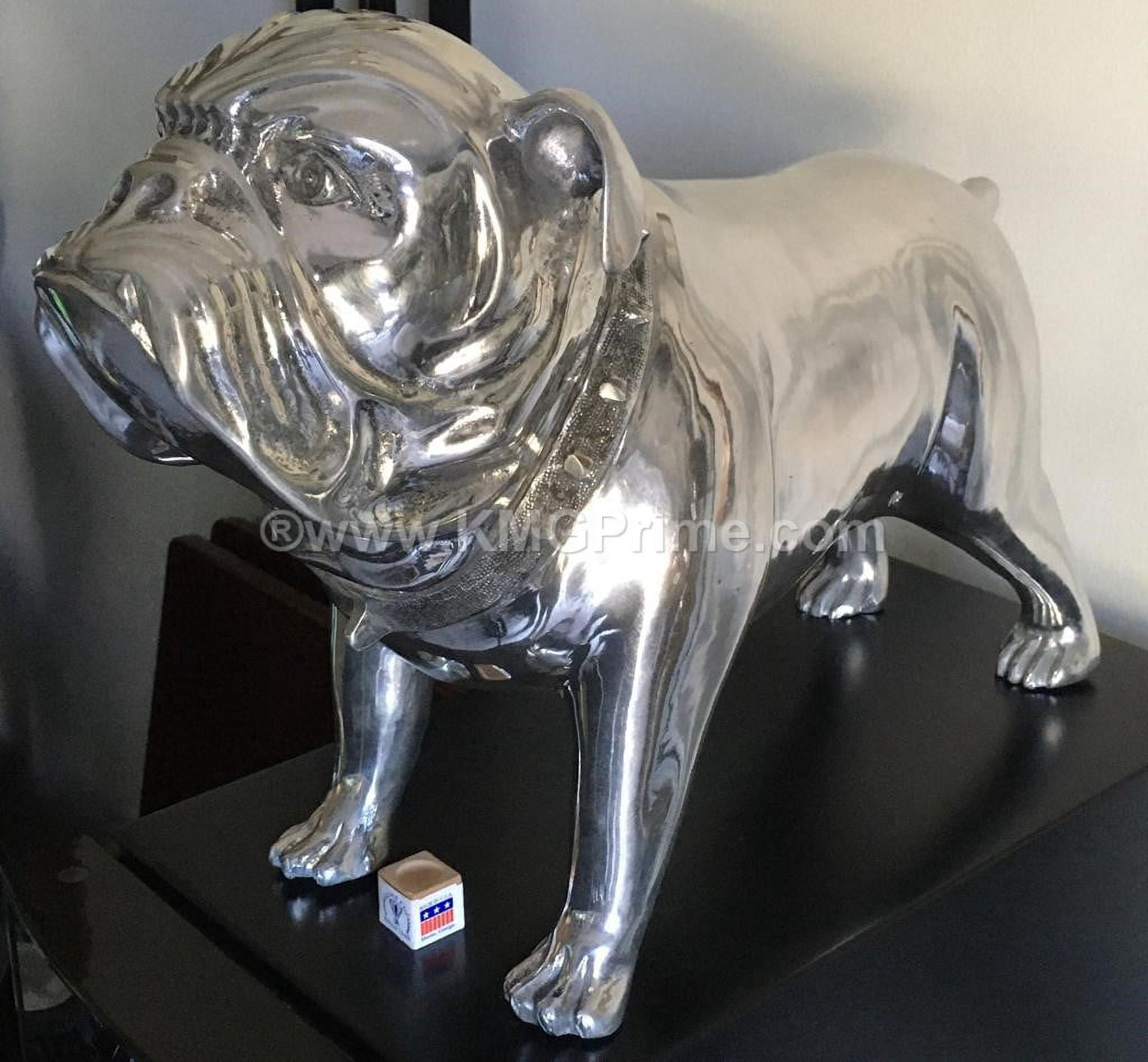 KMG Heavy Bulldog Statue Home Decor- 28 Lbs | 19" Premium Large Statue ...