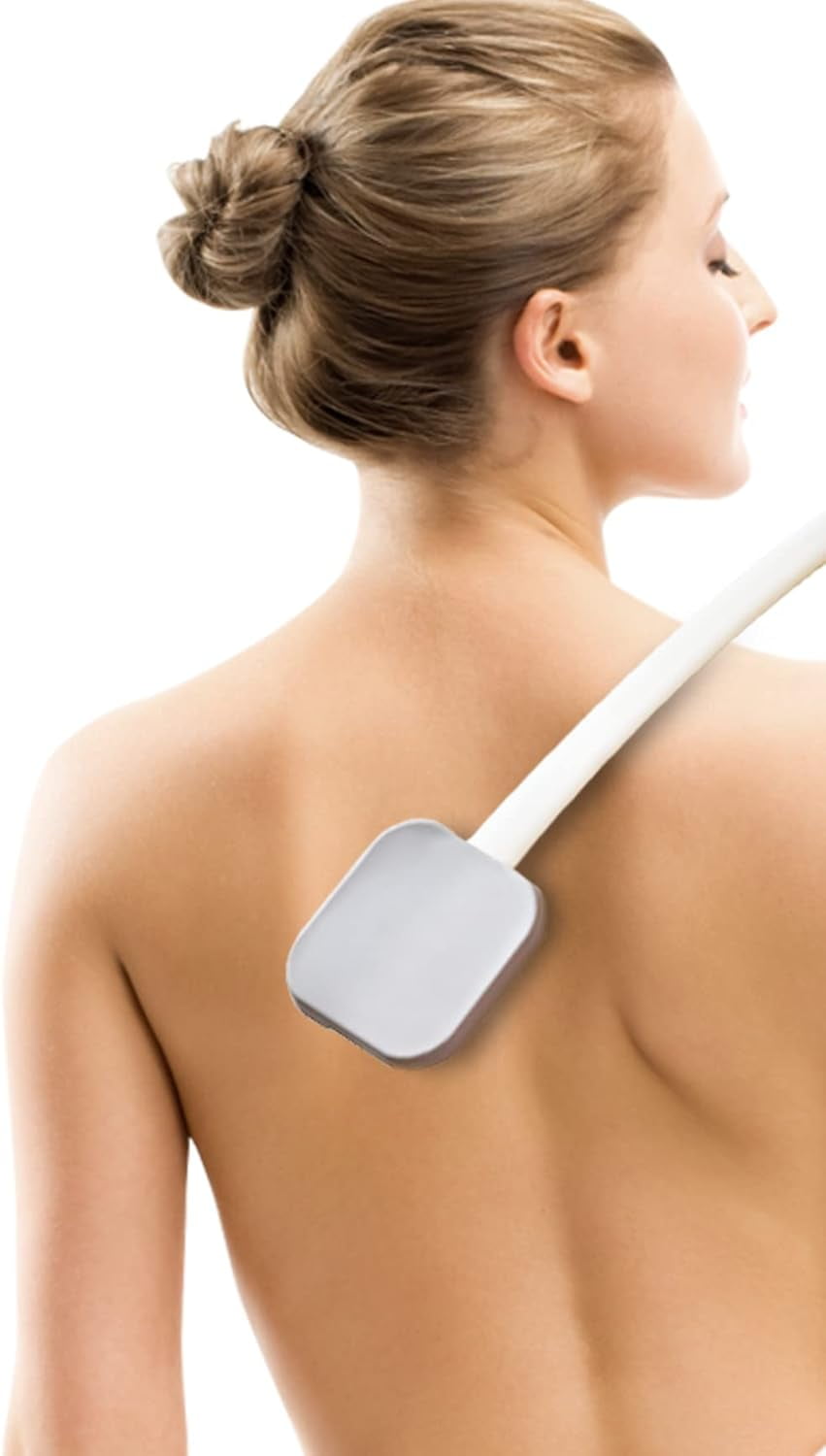 KMINA - Long Handled Lotion Applicator for Back (Includes 3 Thin Sponges) Back Lotion Applicator ...