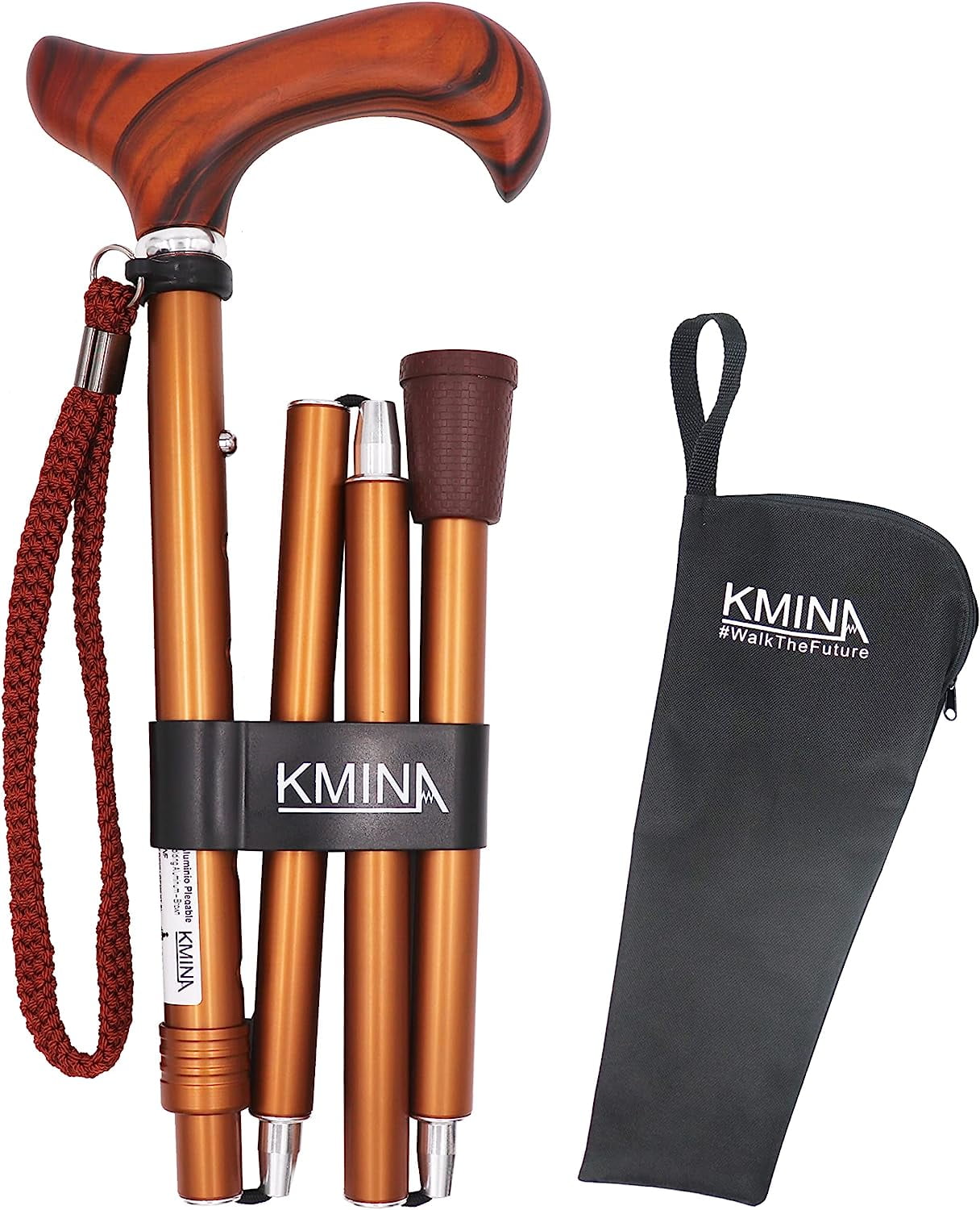 KMINA PRO - Adjustable, Folding Aluminium Canes for Men, Women and ...