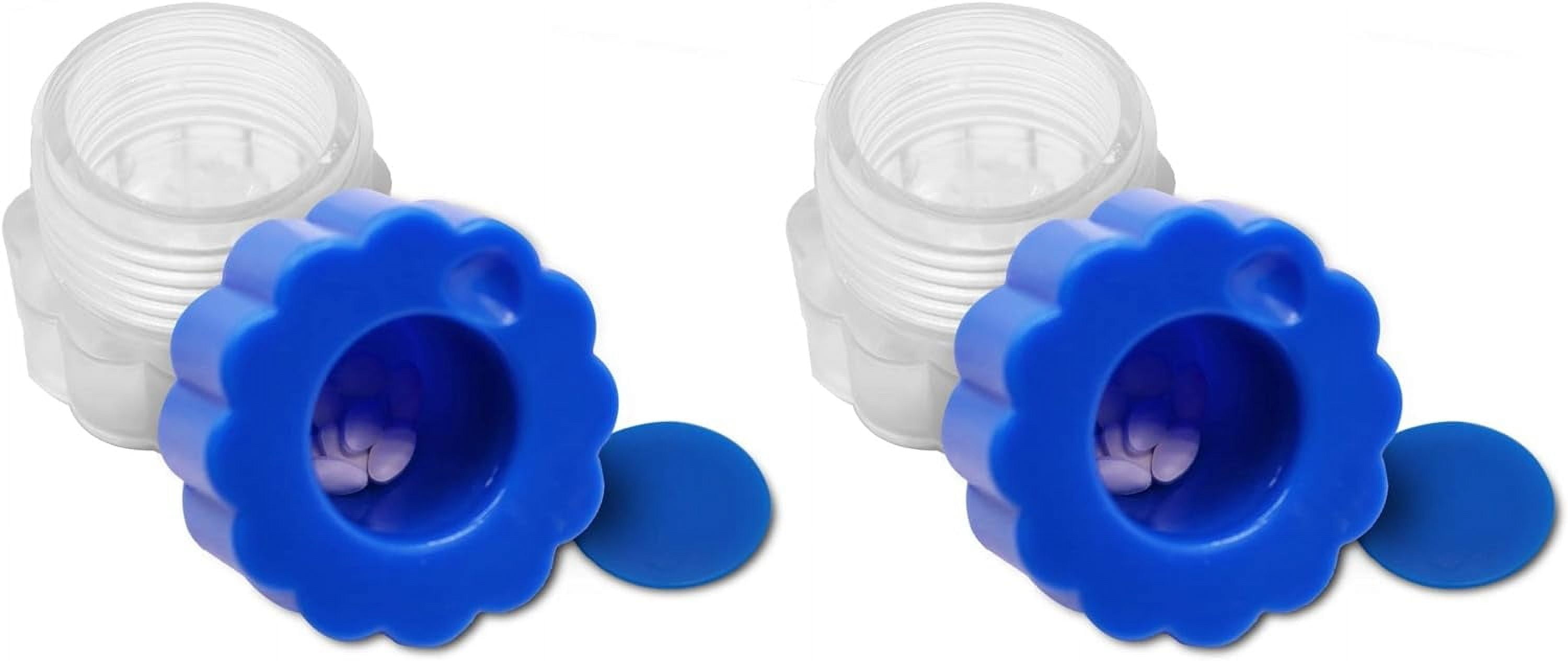 KMINA - Pill Crusher Grinder Fine Powder (x2 Units), Vitamine Pill ...