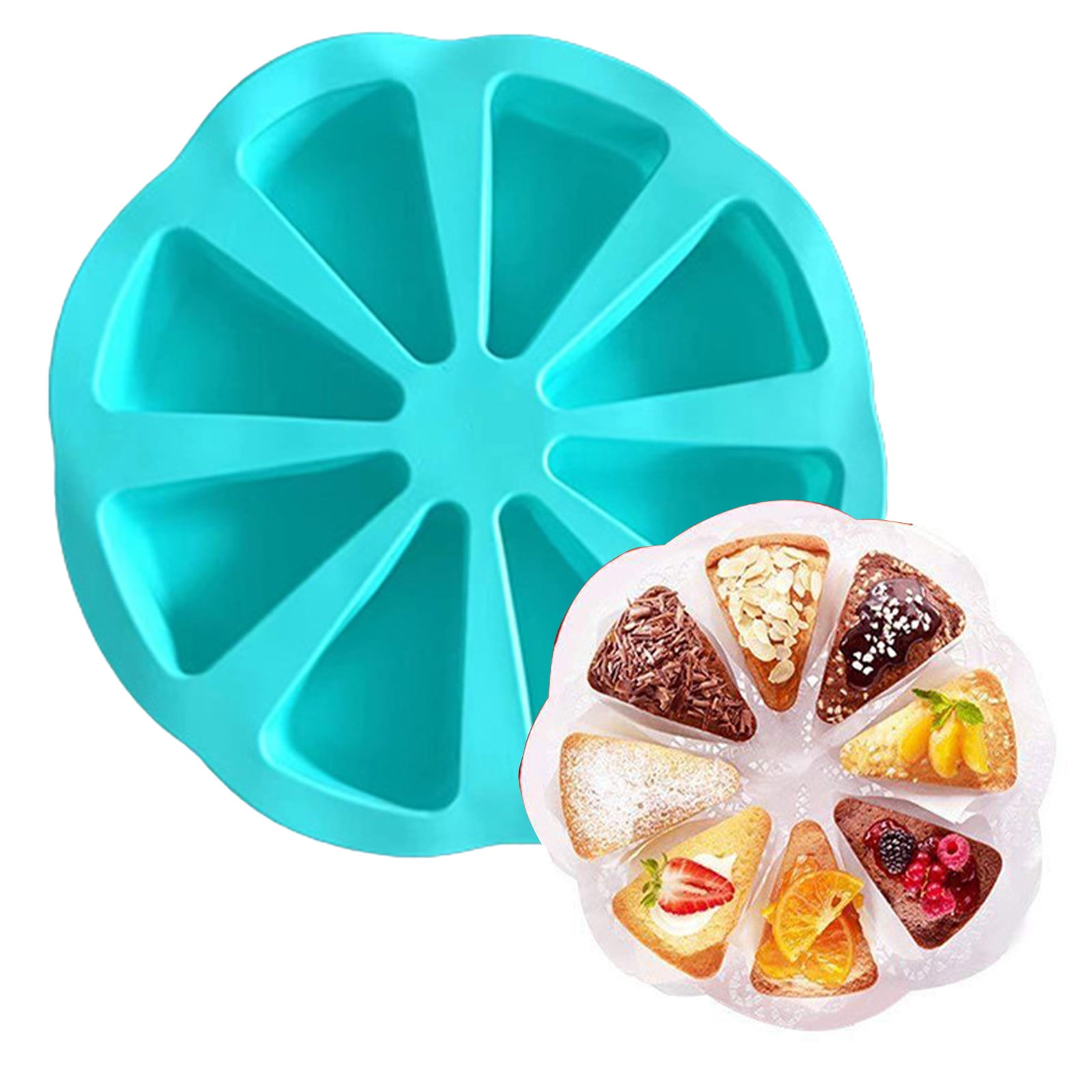 KMMYS 8 Hole Silicone Molds, Non-Stick & Durable, Safe for Ovens ...