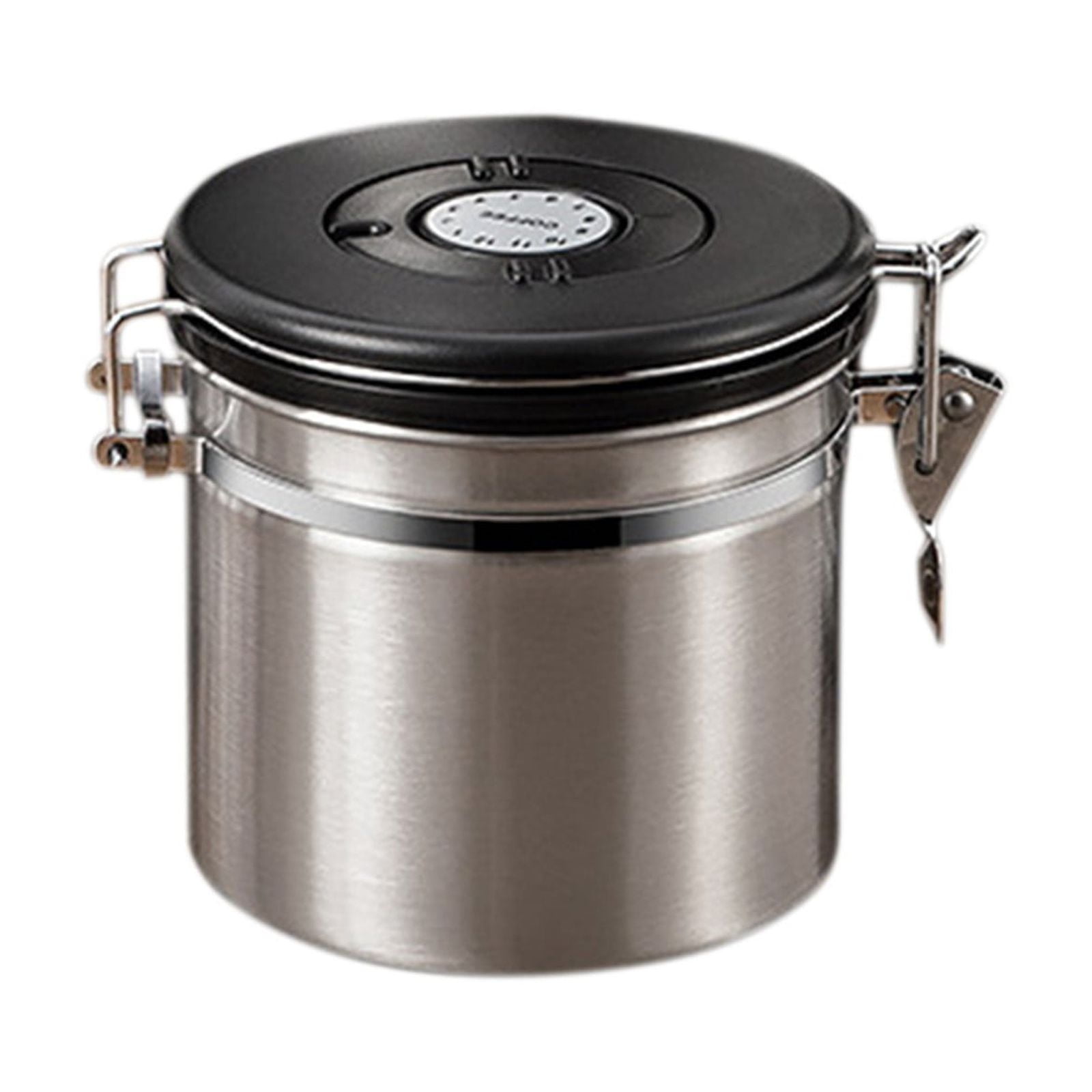 KMMYS Coffee Pea Storage Jar, Airtight Stainless Steel Organizer for ...