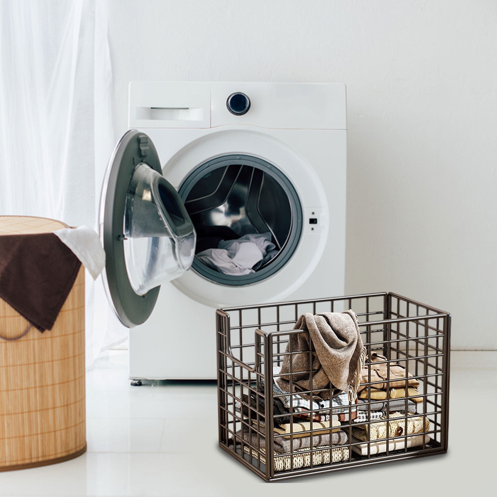 KMMYS Dirty Clothes Storage Basket, Laundry Basket, Versatile Storage ...
