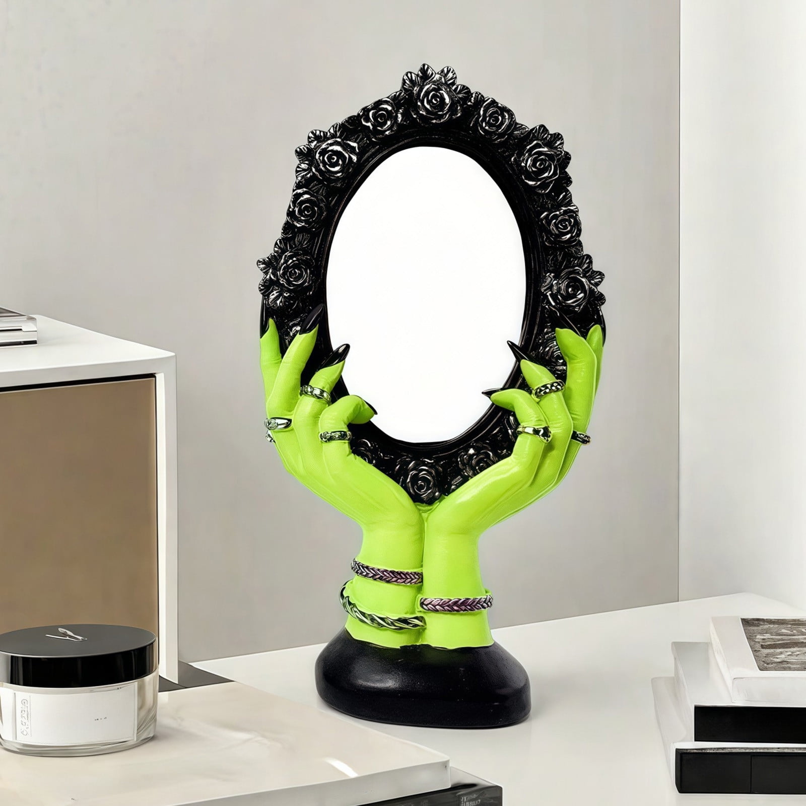 KMMYS Ghost Halloween Party Decoration, Funny Mirror Ghost Ornament ...