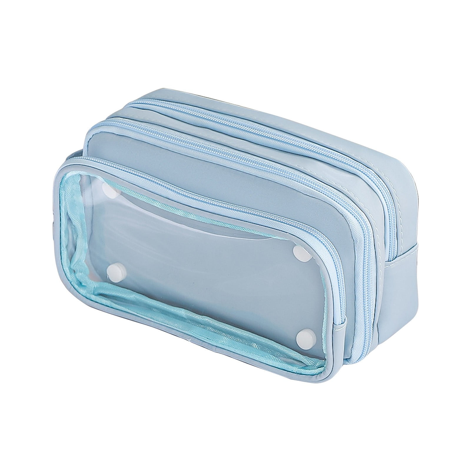 KMMYS Multi-Purpose Pencil Pouch, Large Capacity Removable Zippered ...