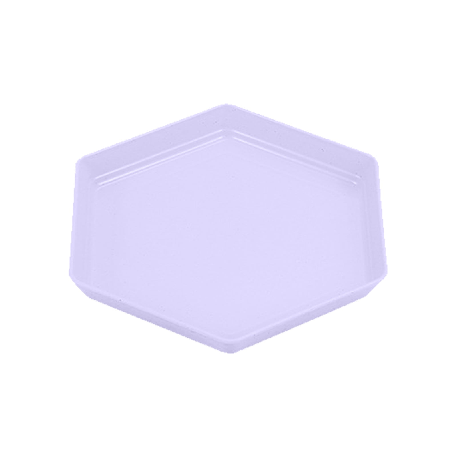 KMMYS Reusable Hexagonal Dinner Plates, Lightweight Plastic Plates ...