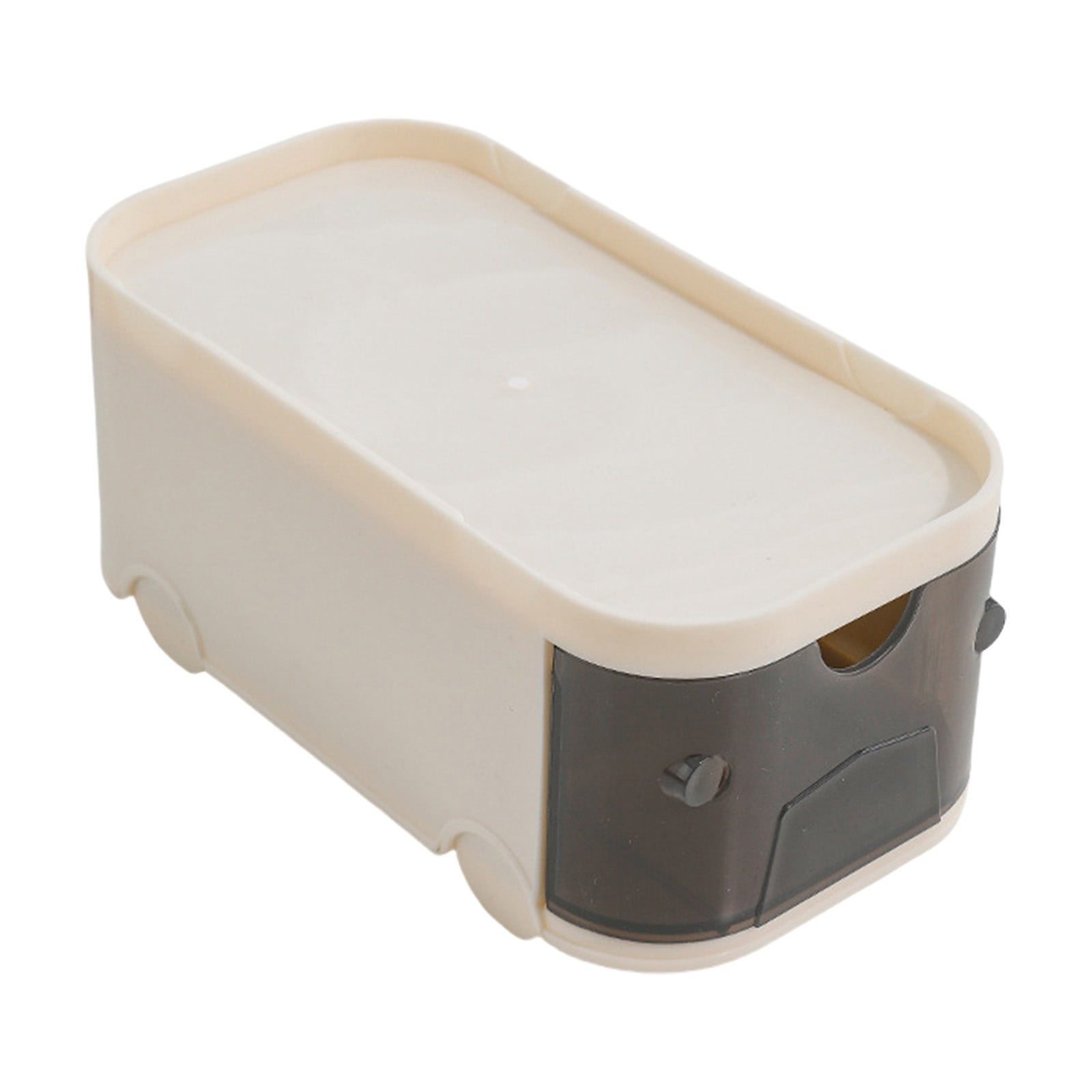 KMMYS Stackable Storage Box, Multi-Compartment Organizer, Clear Drawer ...