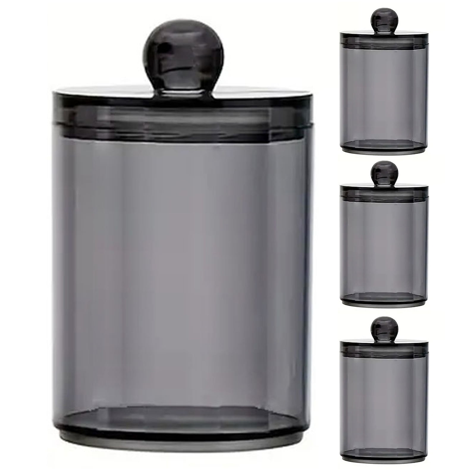 KMSS 1/2/3/4 Pcs Holder Dispenser for Cotton Ball Cotton Swab, Cotton ...