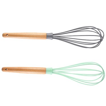 3Pcs 8+10+12Inch Silicone Whisk,Non Stick Kitchen Whisks for Cooking ...