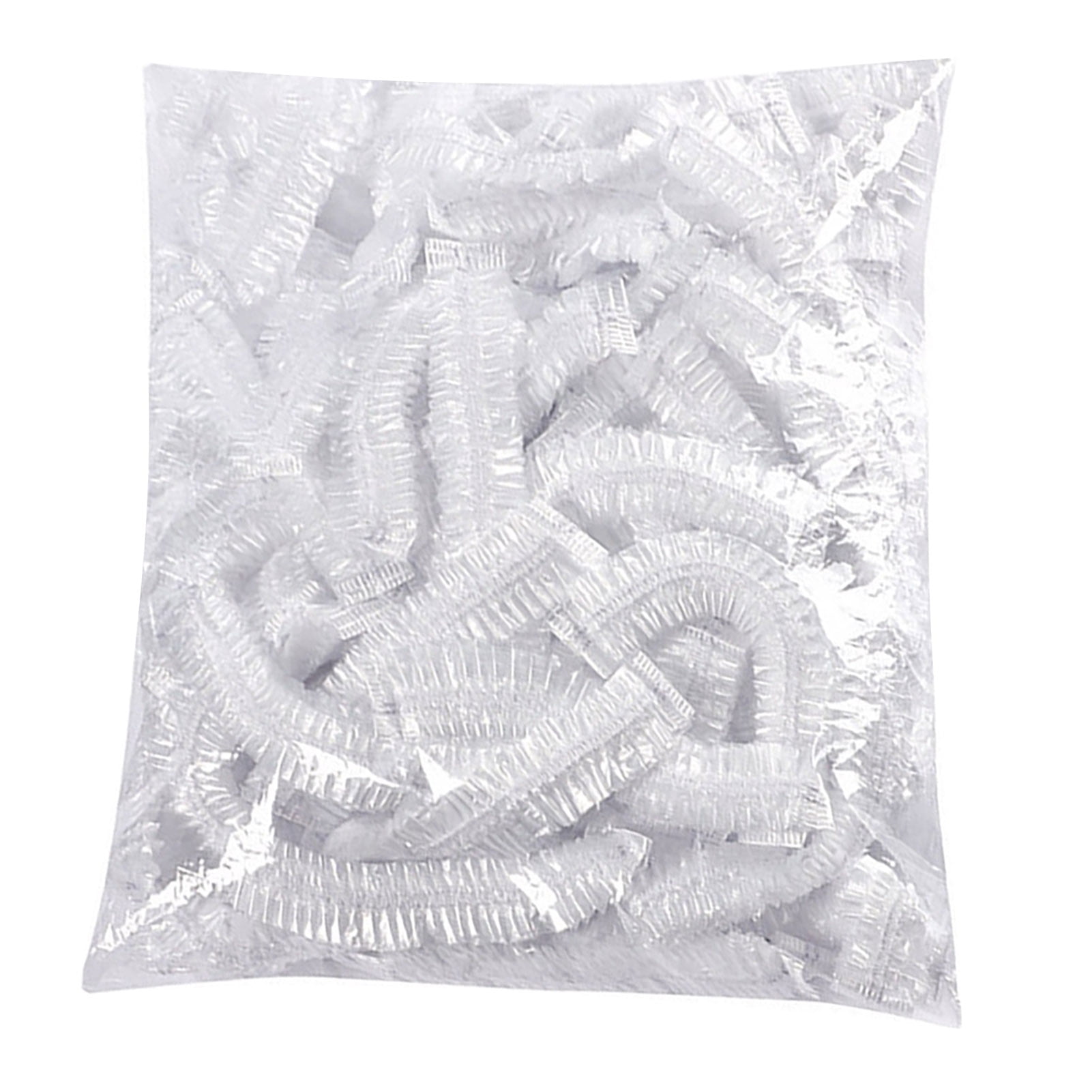 KMSS 100 Pcs Disposable Plastic Bowl Covers Transparent Elastic Mouth ...