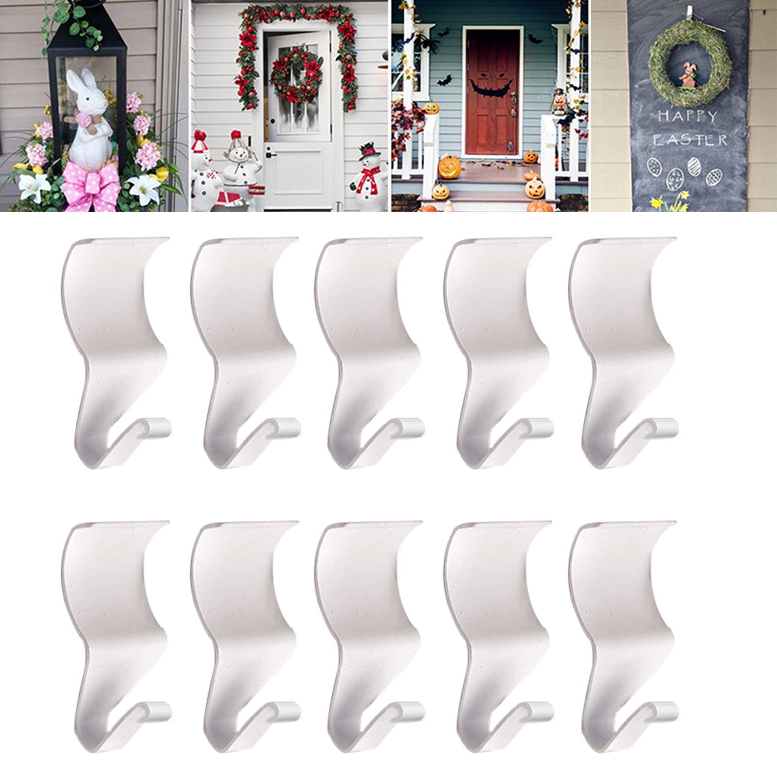 KMSS 10Pcs Storage Hooks Siding Hooks for Hanging Outdoor Stainless ...