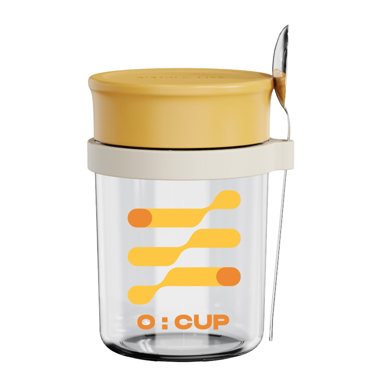 KMSS 12oz Glass Overnight Oats Containers Stackable with Lids and ...