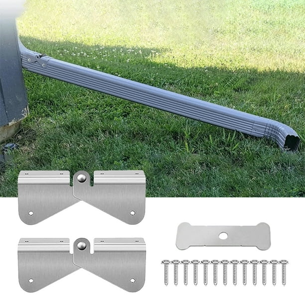 KMSS 2/4Pcs Gutter Extension Hinge Downspout Extension Flip-Up Hinge ...