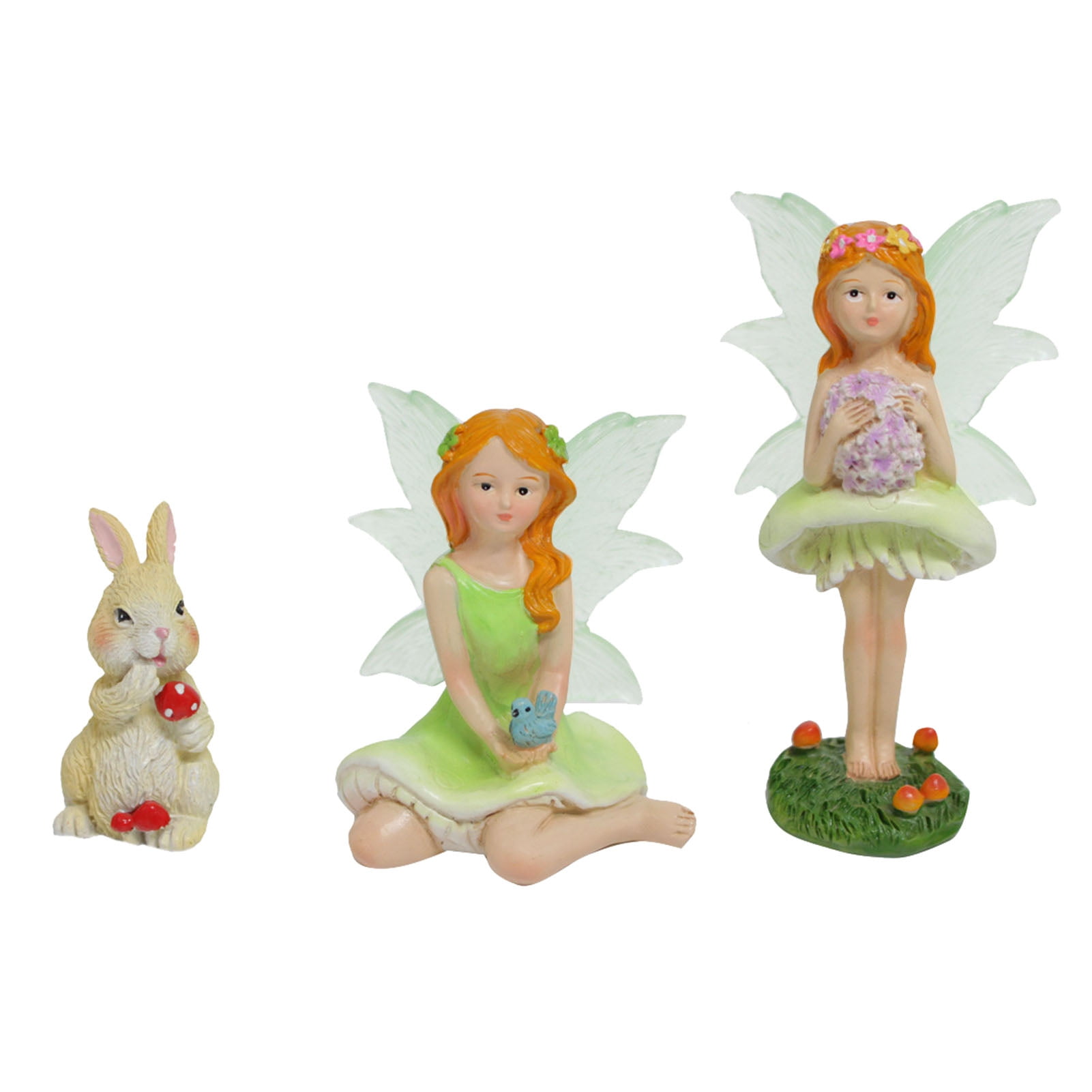 KMSS 3Pcs Miniature Fairies Figurines Accessories, Fairies Flower Pot ...
