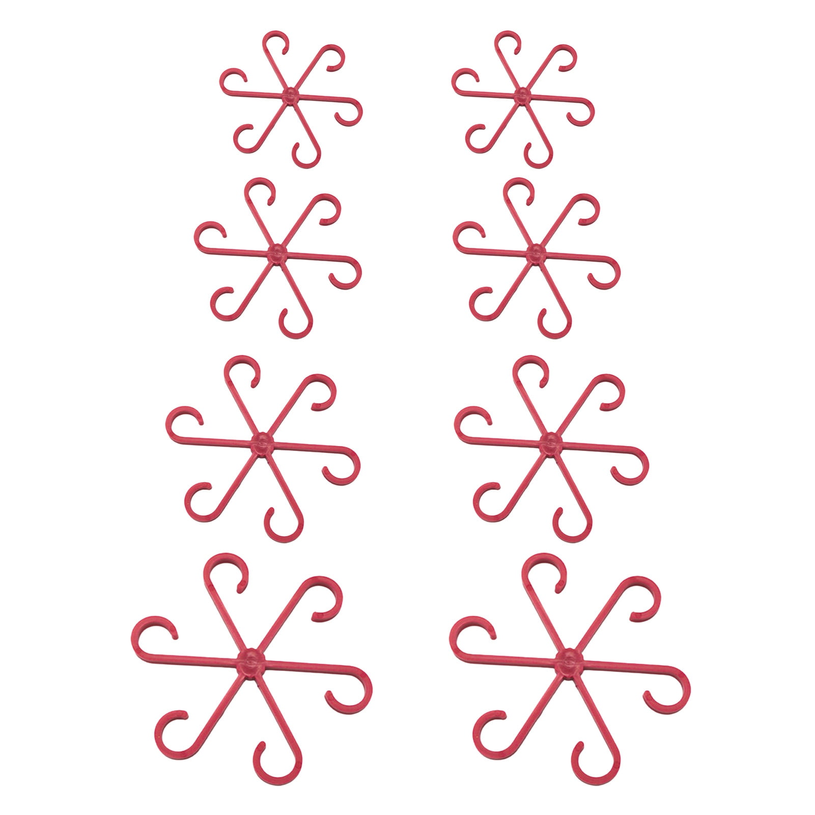 KMSS 8Pcs Plant Support Clips Plastic Plant Clips Reusable Garden Clips ...