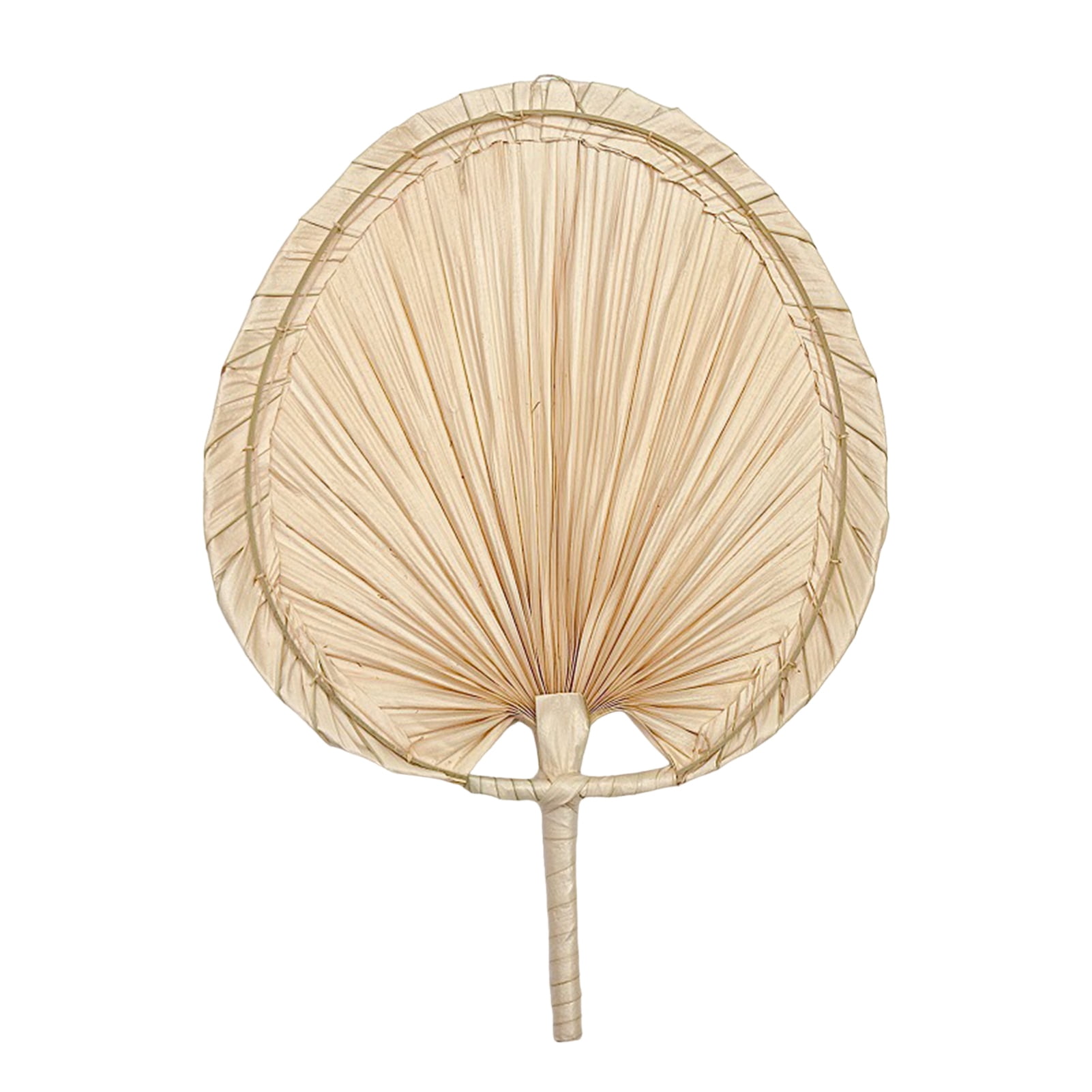 KMSS Bamboo Fans Handheld Portable Summer Fan Hand-Made Weaving Decor for Summer Beach Indoor ...